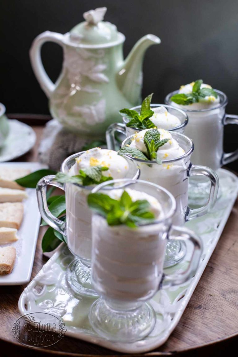 Lemon Brandy Syllabub Afternoon Tea Recipe – The St. James Tearoom