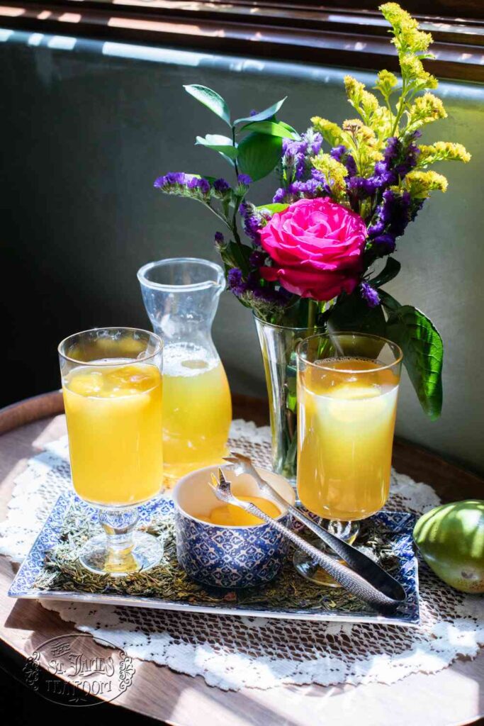 Iced Garden Bouquet Tea with Mango Nectar Recipe – The St. James Tearoom