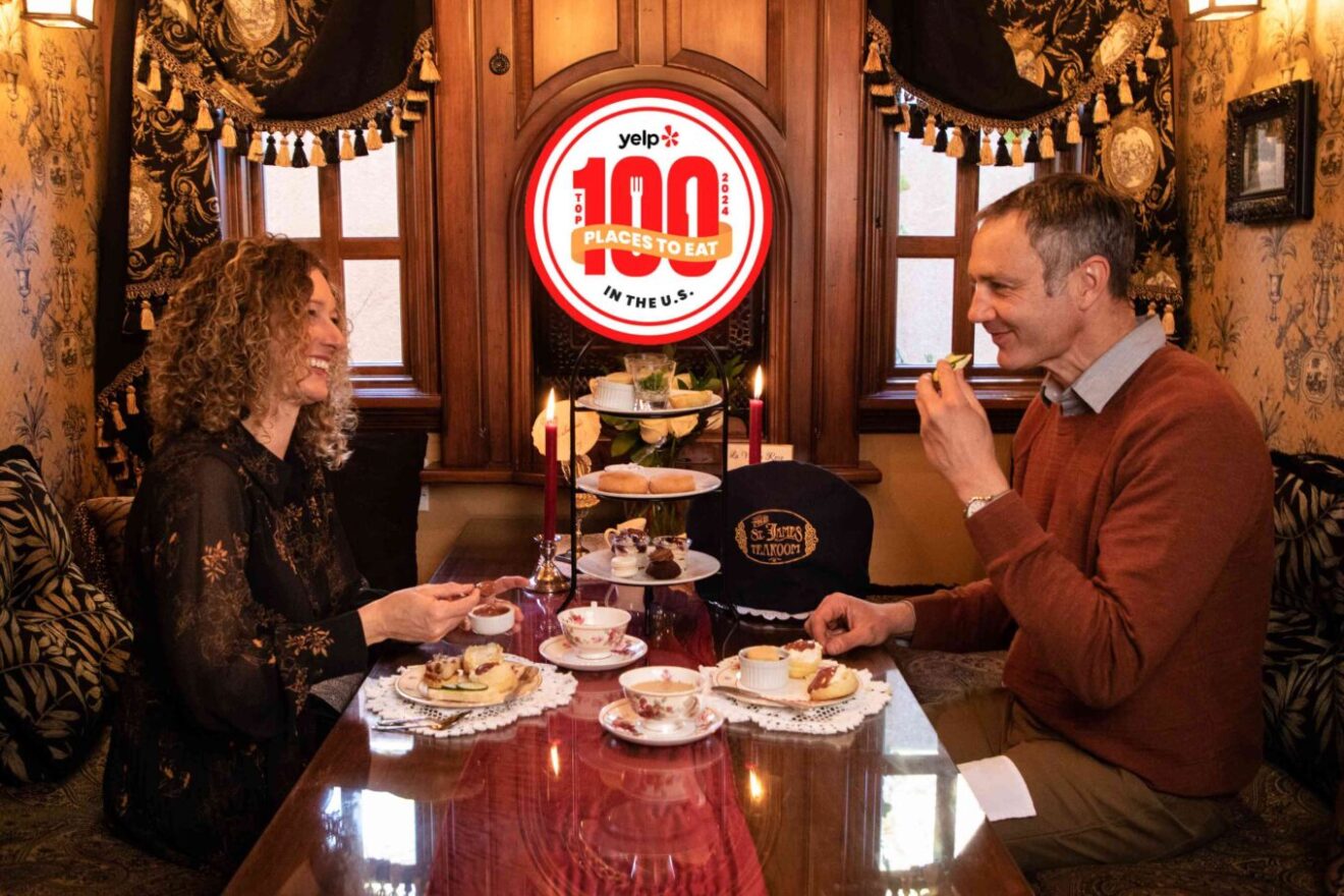 We Made the List! Yelp’s Top 100 U.S. Restaurants 2024 – The St. James Tearoom