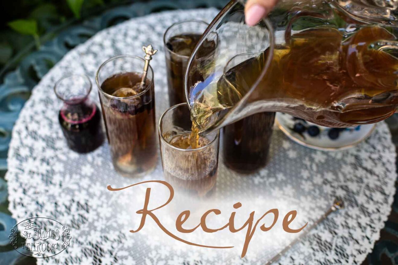 Blueberry Festival Iced Tea Recipe with Blueberry Simple Syrup – The St ...